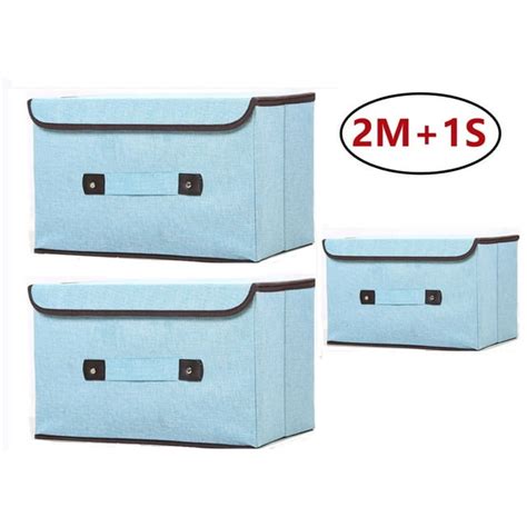 Collapsible Storage Bins With Lids Large Foldable Fabric Storage Bins