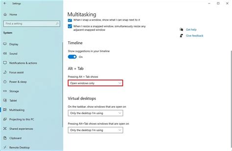 microsoft windows tip how to disable microsoft edge tabs in alt tab