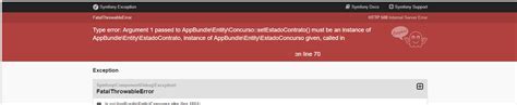 symfony 3 handling errors stack overflow
