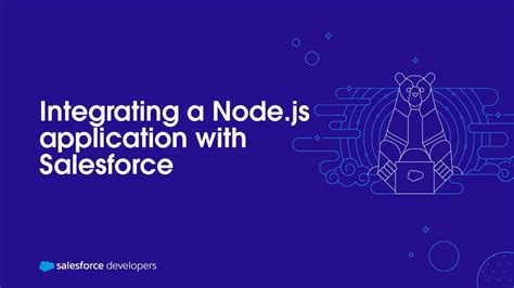 integrating a node js application with salesforce youtube