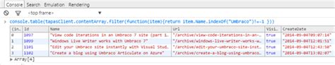 tapas json api for published content