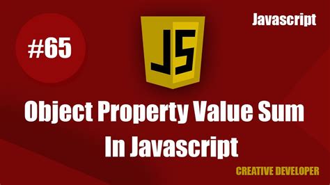 how to sum object property value in javascript