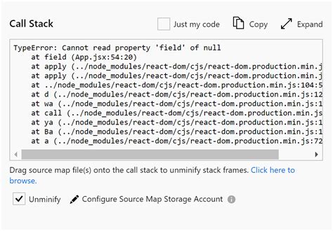 source map support for javascript applications azure