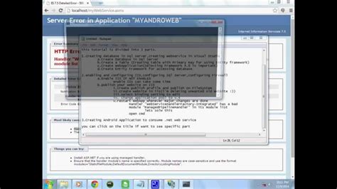 android application to consume asmx web service configeure iis