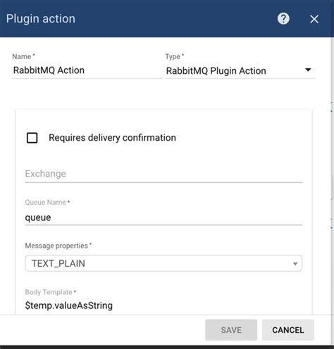 rabbitmq plugin thingsboard community edition