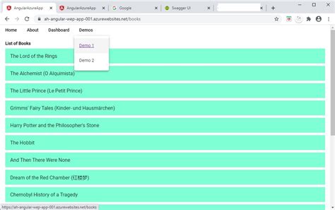 deploying and configuring angular web api applications to