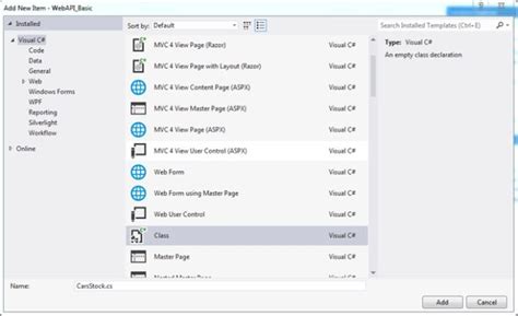 how to create web api in asp mvc