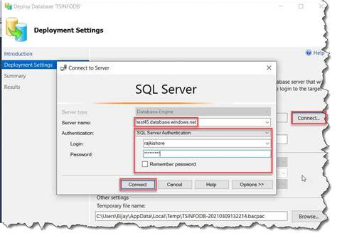 how to deploy sql database to azure azure lessons