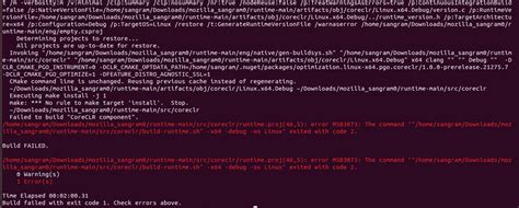 Failed To Build Coreclr Component · Issue 53594 · Dotnet Runtime