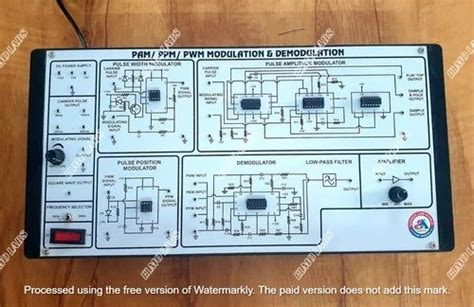 Educational And Scientific Model Analog Pam Pwm Ppm Modulation