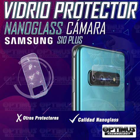 Vidrio Protector Templado Cerámico De Cámara Celular Samsung S10 Plus