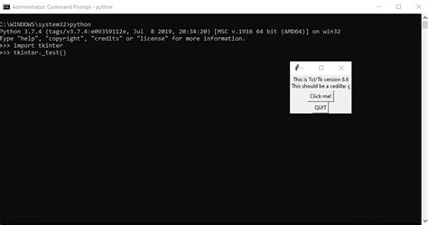 no module named tkinter remove this importerror