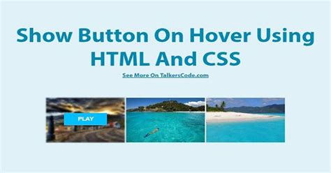 show button on hover using html and css may 2020