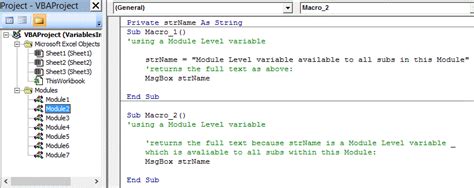 declaring variables using dim statement variable names