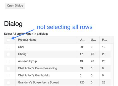 [grid] selectall checkbox not working beside an angular material cdk