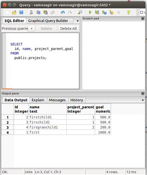 sql recursive query with sum in postgres stack overflow