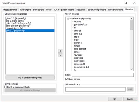 c codeblocks gtk project not found gtk h and this path not contain