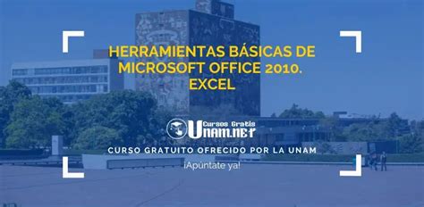 🥇 Curso Excel Gratis Unam 【 Cursos Gratis Unam