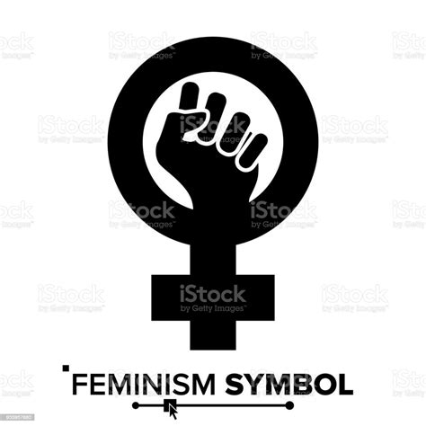 Feminism Protest Symbol Vector Feminism Woman Gender Power Female Icon