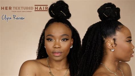 Natural Hair Clip Ins 4b 4c Her Textured Hair Review Loaferette