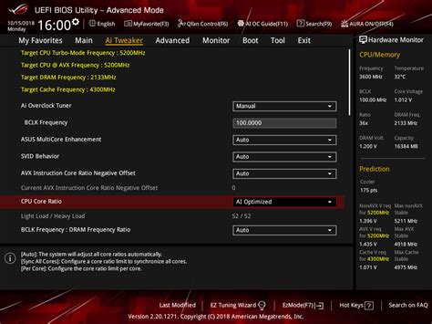 how to overclock your system using ai overclocking rog republic of