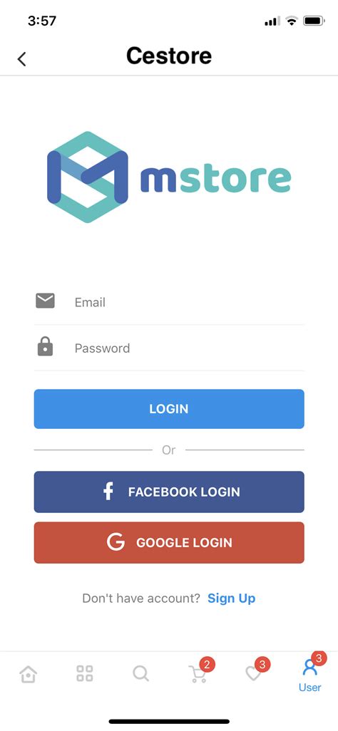 cestore reactjs web app and react native mobile app for e