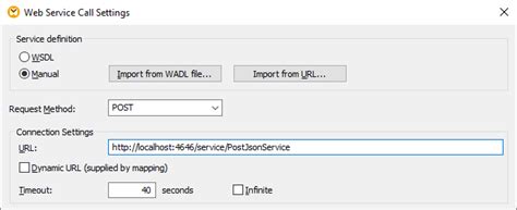 post json to flowforce web service