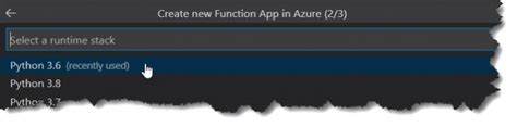 how to create azure functions in python azure lessons