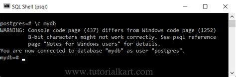 postgresql select database