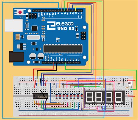 four digit seven segment display tutorial enhancement arduino project hub