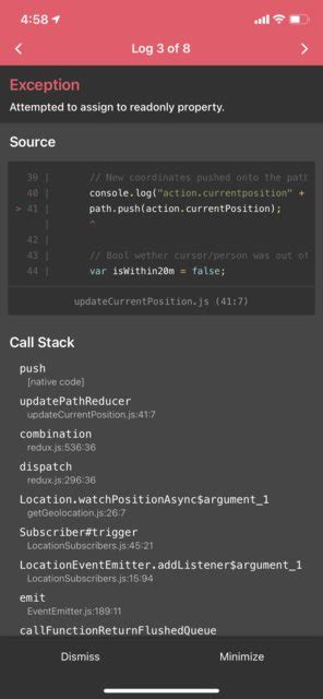 javascript typeerror attempted to assign to readonly property when