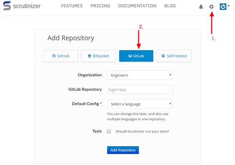 setting up your gitlab instance with scrutinizer