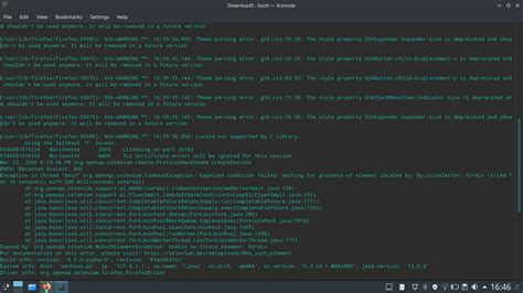 having problems in selenium example code java stack overflow
