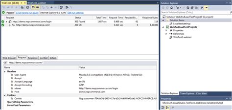 vsts request header software testing class