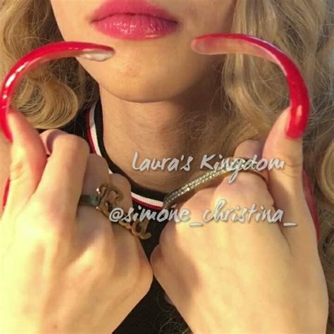 Pin By Per Nilsson On Långa Naglar In 2024 Long Fingernails Long Red