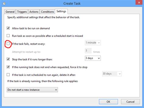 task scheduler settings in windows 8 super user