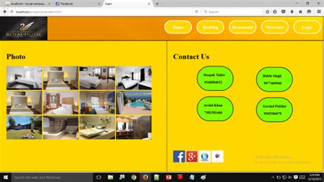 free download hotel management system project in html css with source