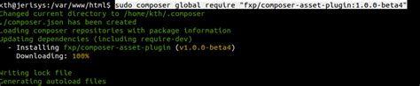 php install extension using composer in yii2 0 stack overflow