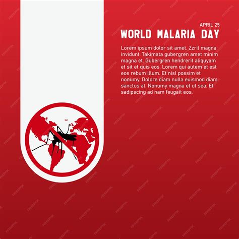 Dia Mundial Da Malária 25 De Abril Campanha Dia Da Malária Para Mídia