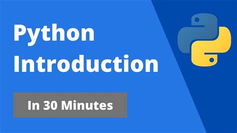 python in 30 minutes youtube
