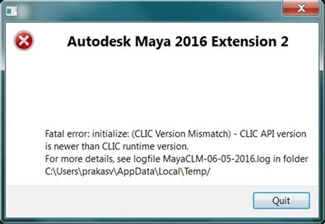 maya 2016 extension 2 installation issues license clic