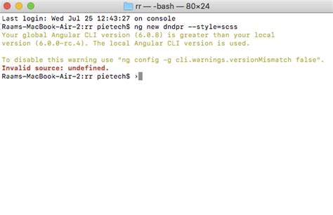 angular invalid source undefined when i am creating new project