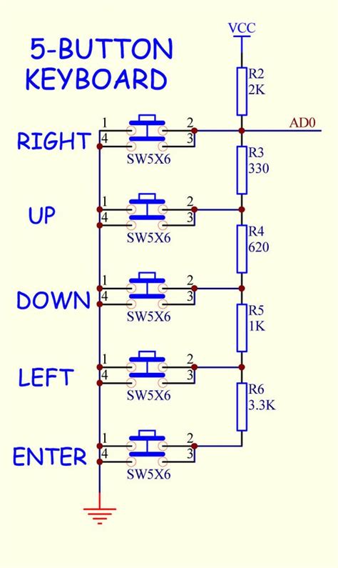 keyboards multiplebuttons arduinoinfo