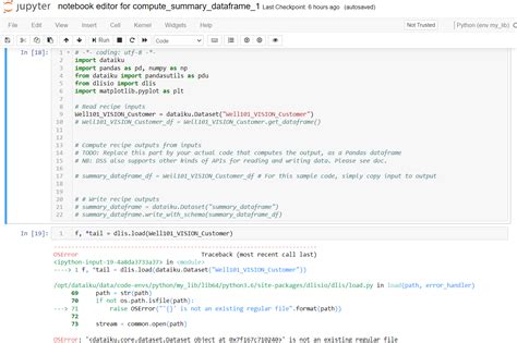 dlis dataset dataiku community