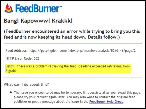 how fast and reliable is your feedburner rss feed pingdom royal
