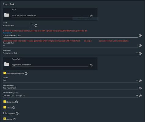 rsync over ssh pull from cygwin on windows server truenas community