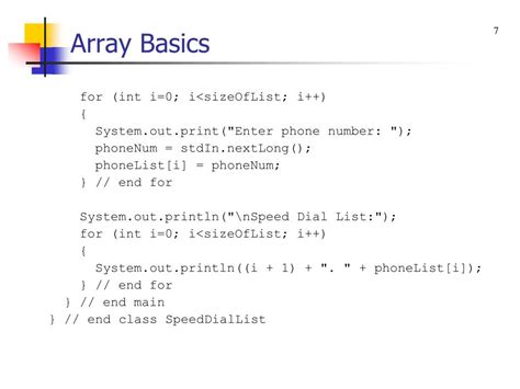 ppt chapter 10 arrays and arraylist s powerpoint presentation free