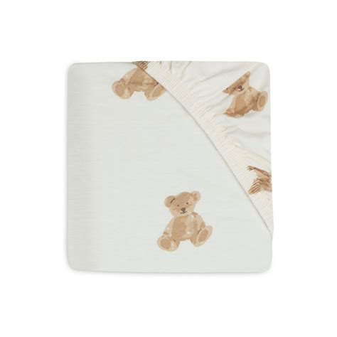 Drap Housse 60x120 Cm Jersey Teddy Bear