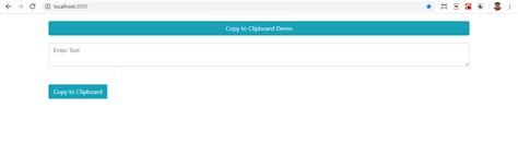 how to copy text to clipboard using reactjs dzone