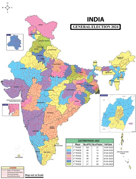 Lok Sabha Elections 2024 Map Dates Full Schedule List Of Constituencies
